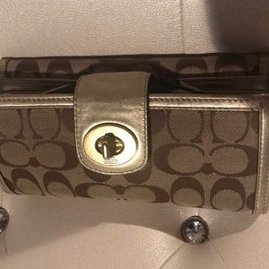 Coach | Bags | Authentic Coach Wallet And Checkbook Holder | Poshmark
